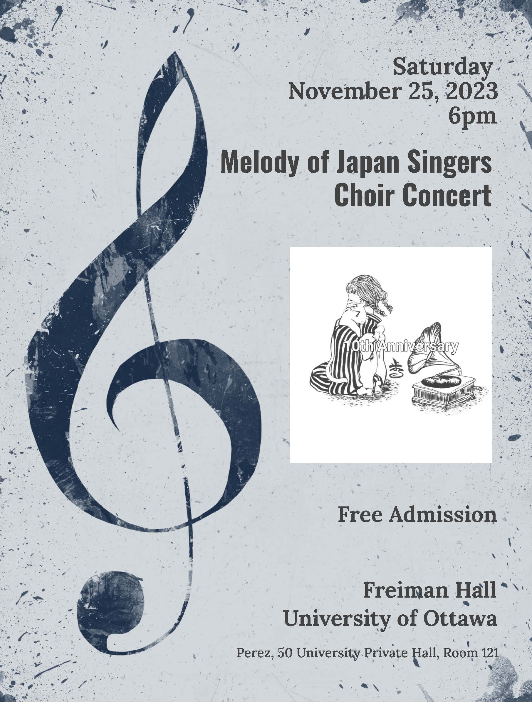 Melody of Japan Singers 10 th Anniversary Choir Concert – OJCA/OJCC